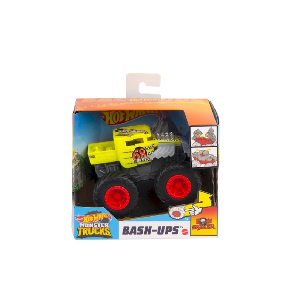 Hot Wheels Monster Trucks 1:43 Bash-Ups Vehicle - (GCF94) | Shopee Malaysia