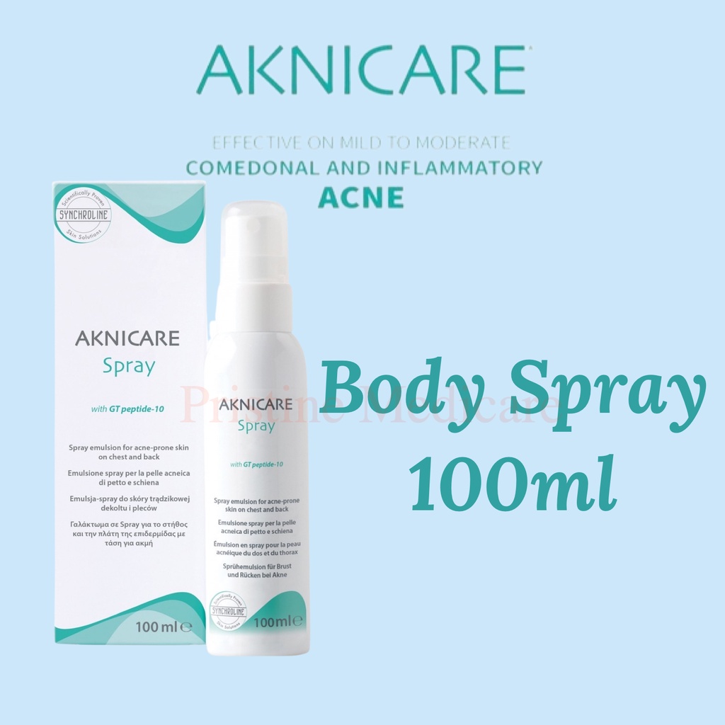 Aknicare Body Spray 100ml (Back and Chest Acne Treatment ) | Shopee ...