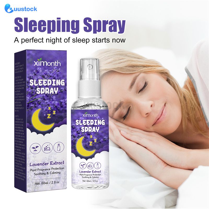 XIMONTH Lavender Sleep Spray Relieves Anxiety Promotes Relaxation ...