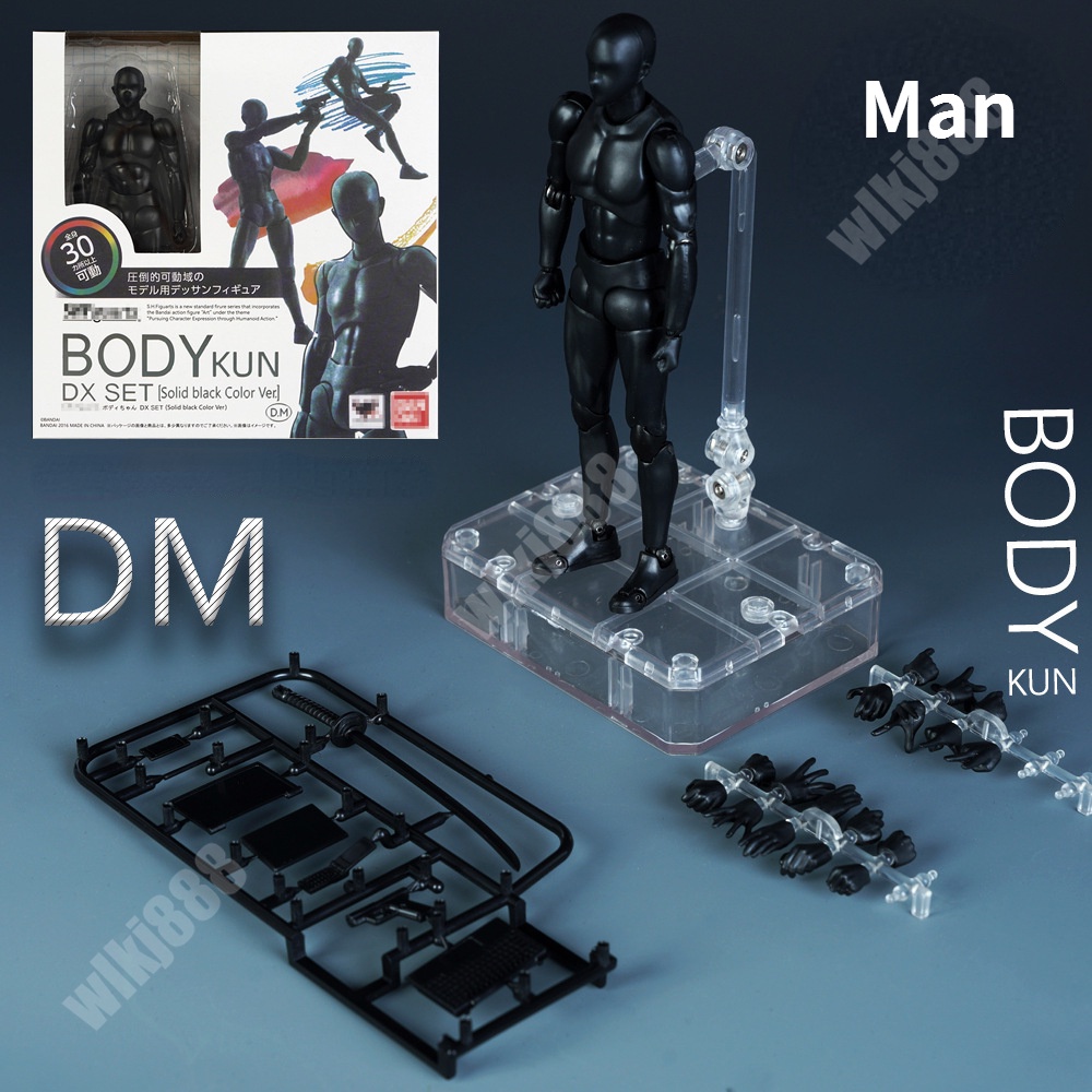 Mannequin SHF Figures Body Chan SHFiguarts Body Kun Black Orange Color ...