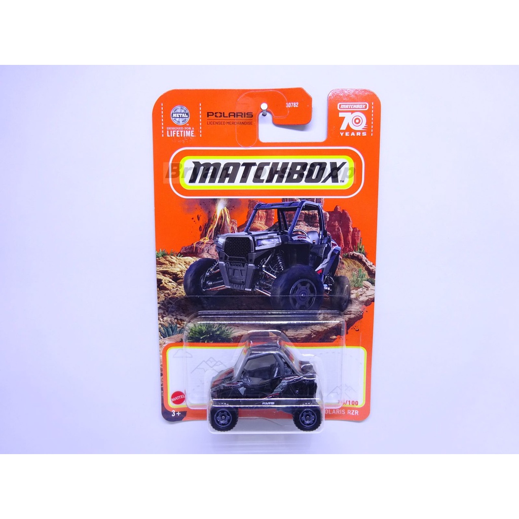 HITAM Matchbox Polaris RZR Full Black | Shopee Malaysia