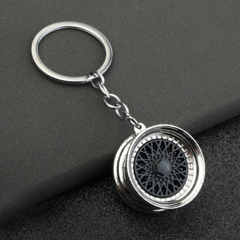 LANFY BBS Auto Wheel Keyring, Simulation Racing Wheels Hot Wheel Hub BBS Hot Wheel Rim Keychain ...