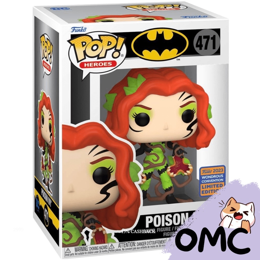 Funko Pop! Batman #471 - Poison Ivy (Wondrous Convention 2023) 100% ...