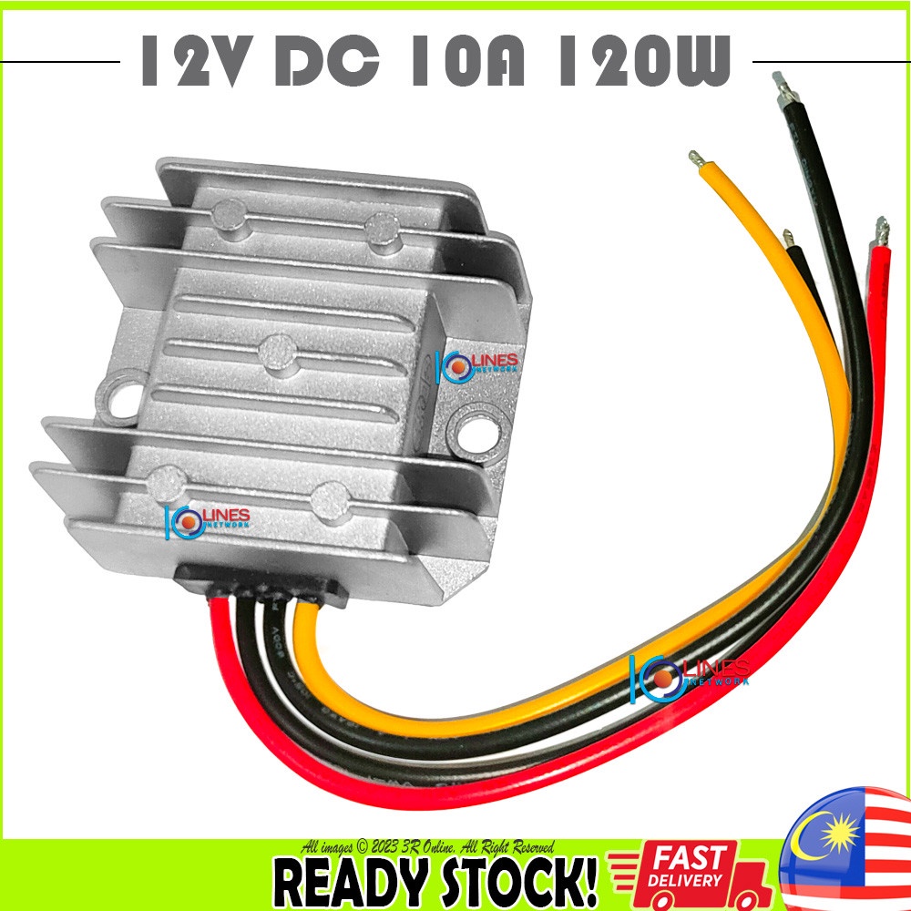 18V 24V 36V 48V 60V 72V 90V DC to 12V 10A 120W power converter step down buck Fully Sealed IP68 ...