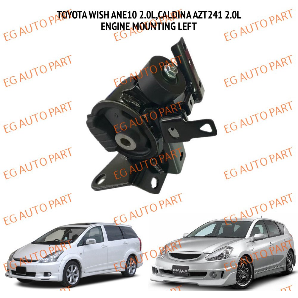 (PREMIUM QUALITY) ENGINE MOUNTING LEFT TOYOTA WISH ANE10 2.0,CALDINA ...