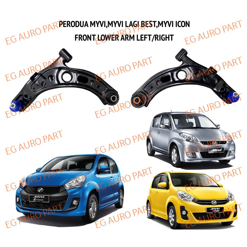 (PREMIUM QUALITY) FRONT LOWER ARM LEFT/RIGHT PERODUA MYVI,MYVI LAGI ...