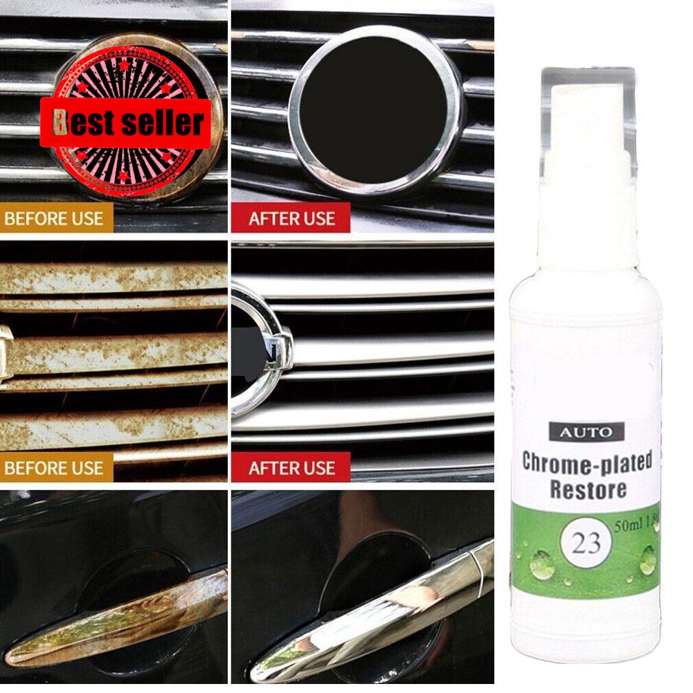 20/50ML Chrome Refurbishment Polishing Tool Car Metal Stain Cleaner ...