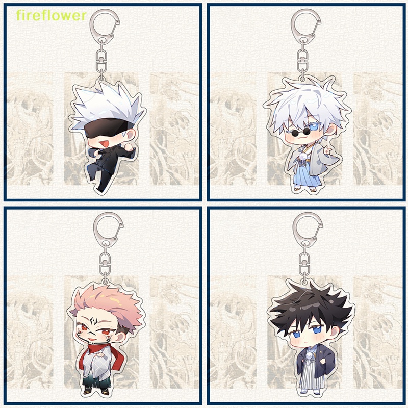 [fireflowerM] Anime Jujutsu Kaisen Keychain Gojo Satoru Fushiguro ...