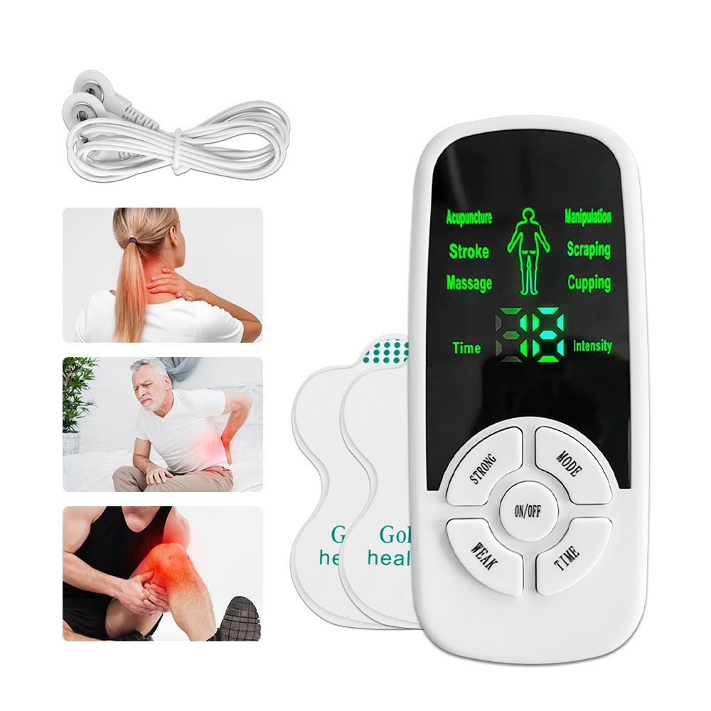 Digital Electrostimulator Tens Unit Pulse Massage Machine Muscle ...