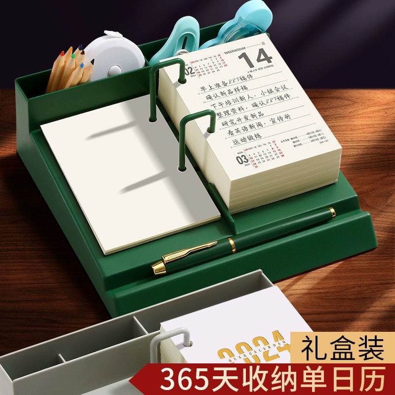 Calendar 2024 Creative Notepad Year of the Dragon One Page Work Hand ...