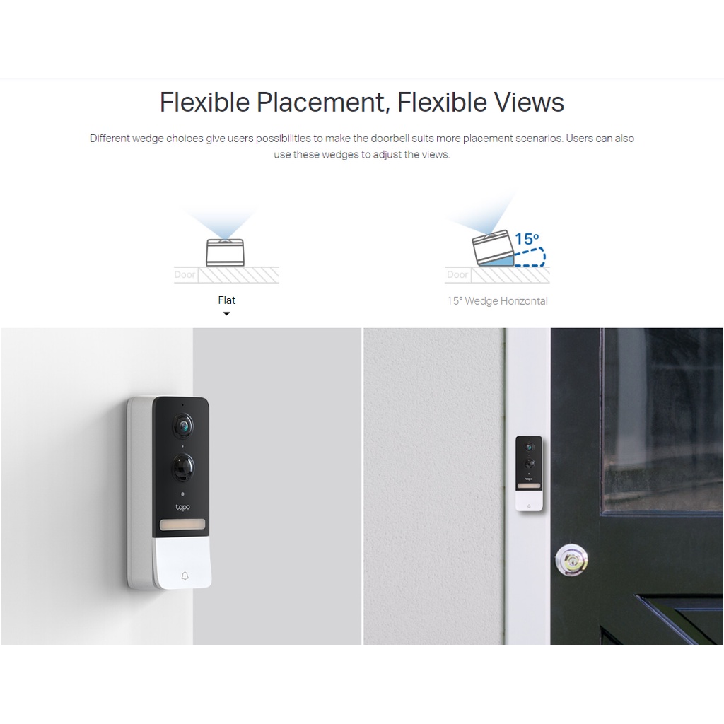Tp-Link Tapo D230S1 Tapo Smart Battery Video Doorbell | Shopee Malaysia