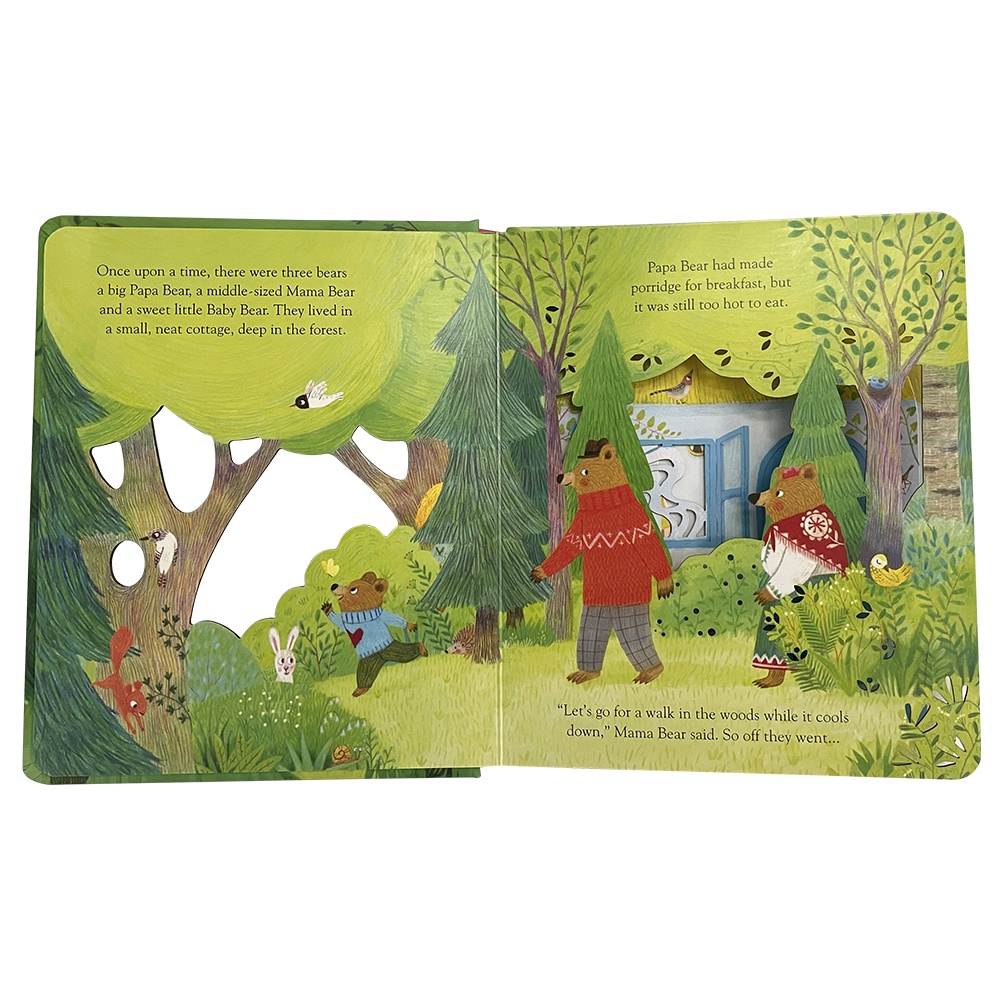 Usborne Peep Inside A Fairy Tale Goldilocks and The Three Bears 3D Flap ...
