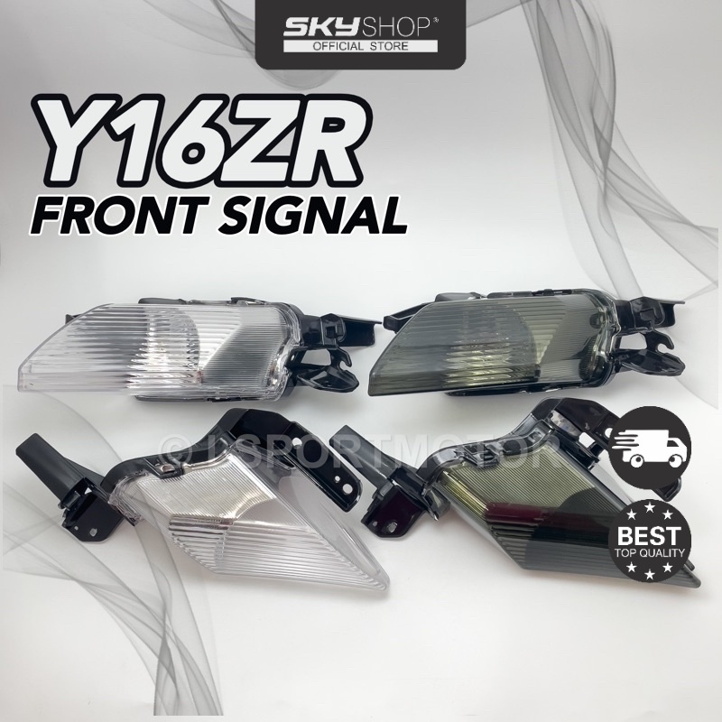 YAMAHA Y16ZR FRONT SIGNAL (CLEAR/TINTED) R/L SIGNAL LAMP ASSY DEPAN Y16 ...