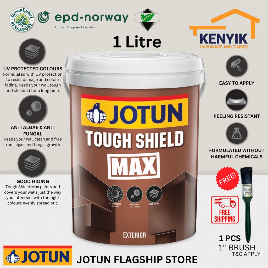 JOTUN 1L Tough Shield Max (Exterior) | Shopee Malaysia