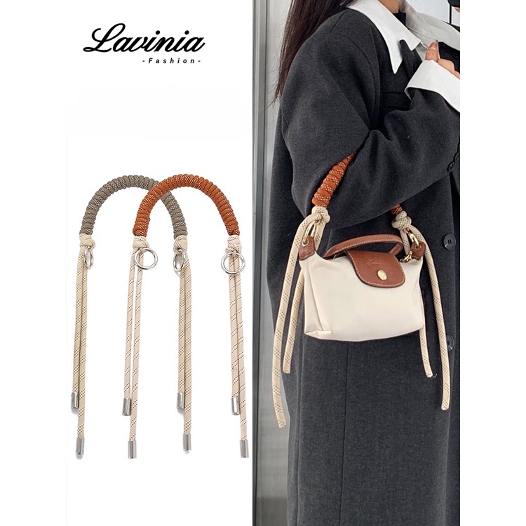 Mini Dumpling Bag Makeover Handbag Braided Rope Shoulder Strap Armpit ...