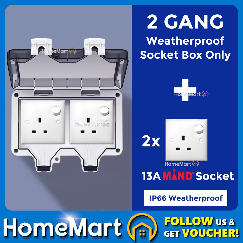 Waterproof Outdoor Socket Cover Plug Weatherproof Socket Waterproof ...