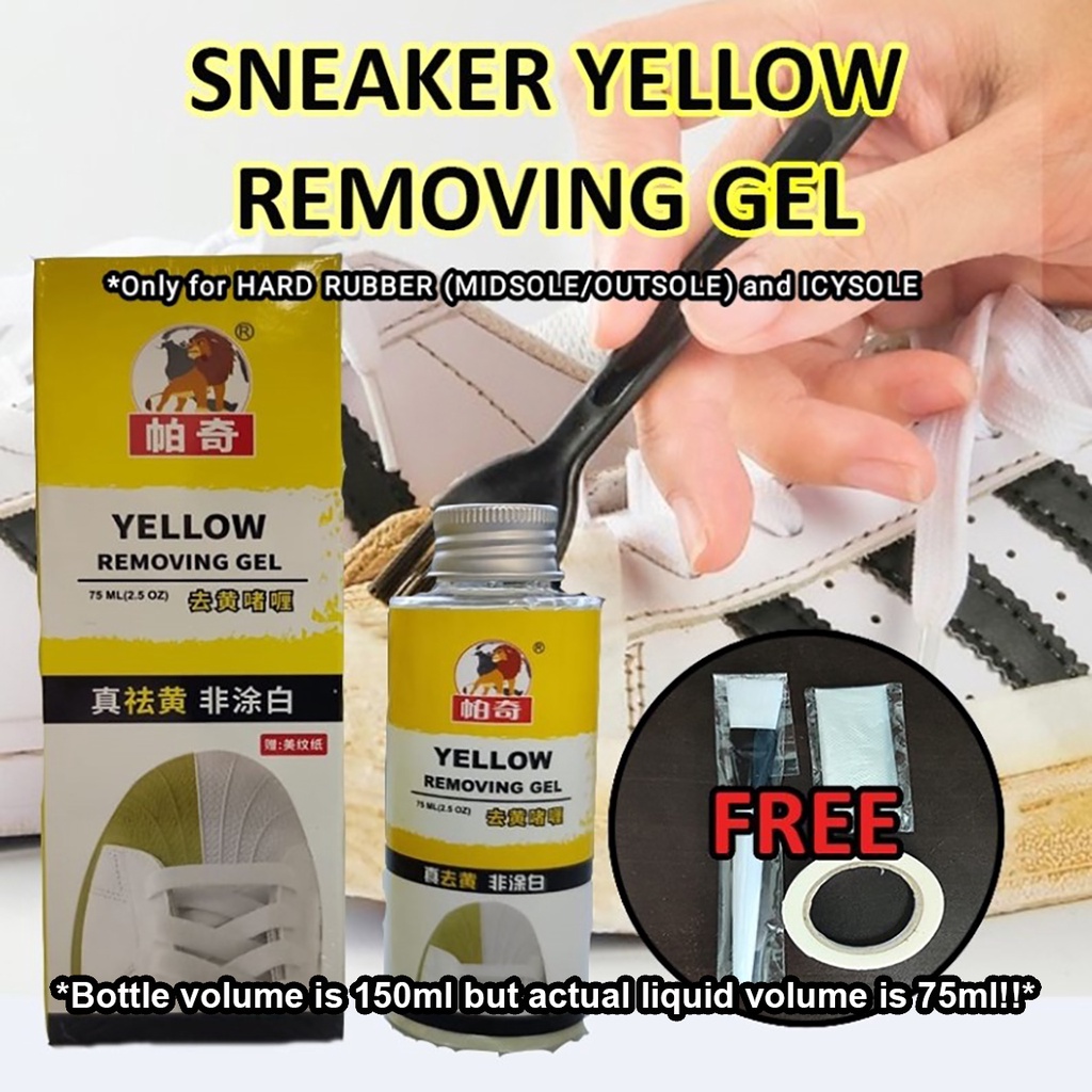 SNEAKER WHITENING & CLEANING TOOL - SNEAKER YELLOW REMOVING GEL/GEL ...
