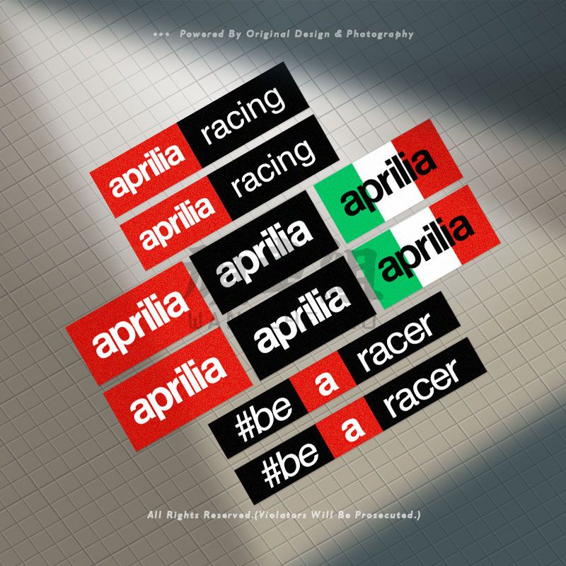 Aprilia Car Logo Sticker RS660 SRGT200 TUONO660 Motorcycle Fuel Tank ...
