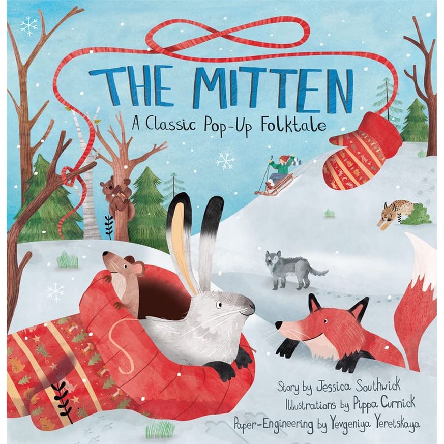The Mitten: A Classic Pop-Up Folktale/Ukraine Folk Story Book/Gloves ...