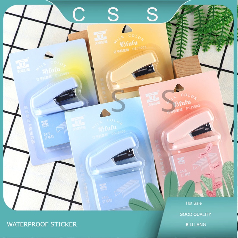 CSS Cute Cartoon Mini Stapler Small Size Binding Machine Children's ...