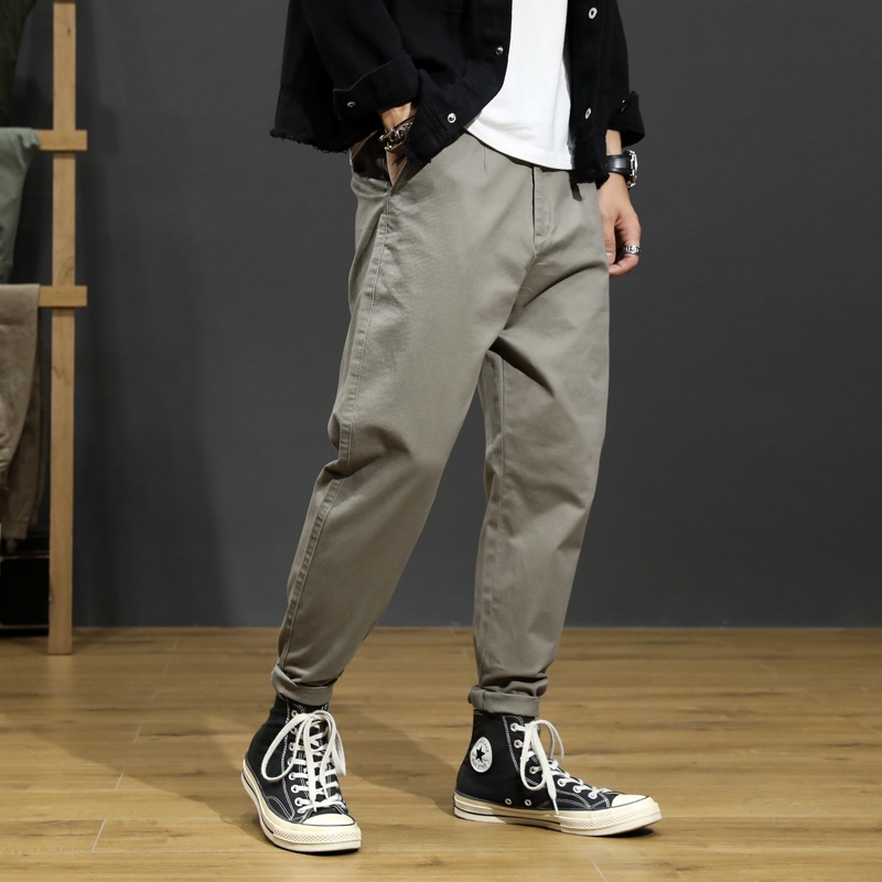 High Quality Chinos Pants for Men Cotton Casual Trousers | Shopee Malaysia