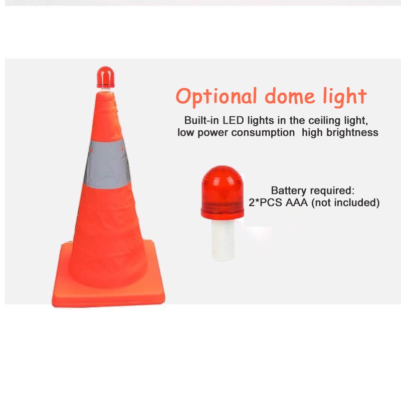 45CM/60CM Folding Road Safety Cone Portable Safety Cone Multi Purpose ...
