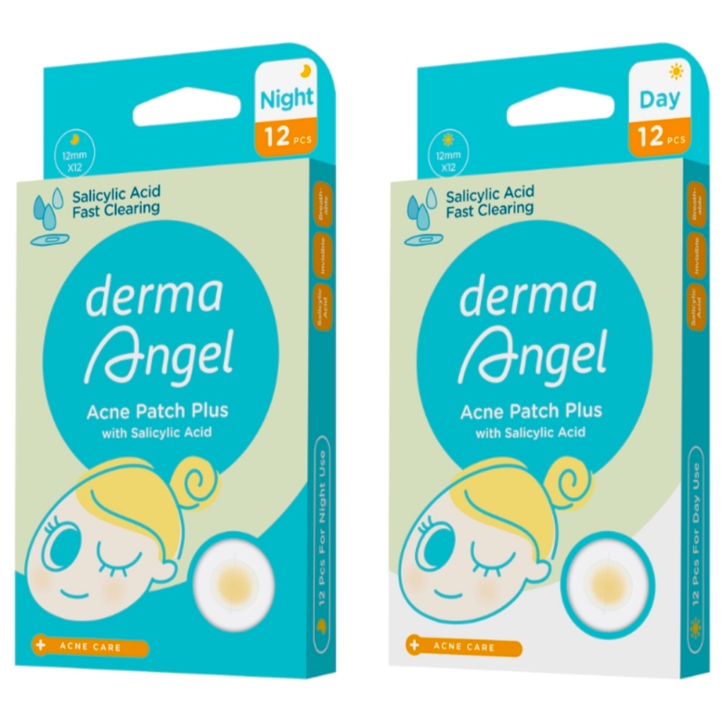 Derma Angel Acne Patch Plus With Salicylic Acid ( 12pcs ) | Shopee Malaysia