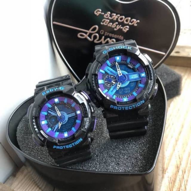 Baby G Couple GA110 BA110 Black Red [COPY ORI 1.1] | Shopee Malaysia
