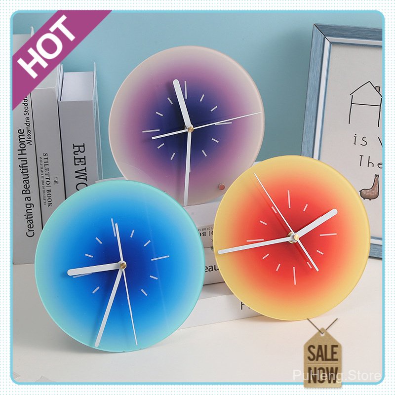 Table Clock Simple Desktop Decoration Decoration Clock Fashion Wall ...
