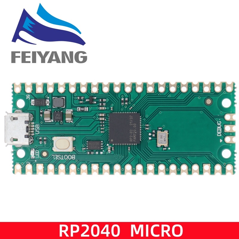 Raspberry Pi Pico Board RP2040 TYPE-C / MICRO Dual-Core 264KB ARM Low ...