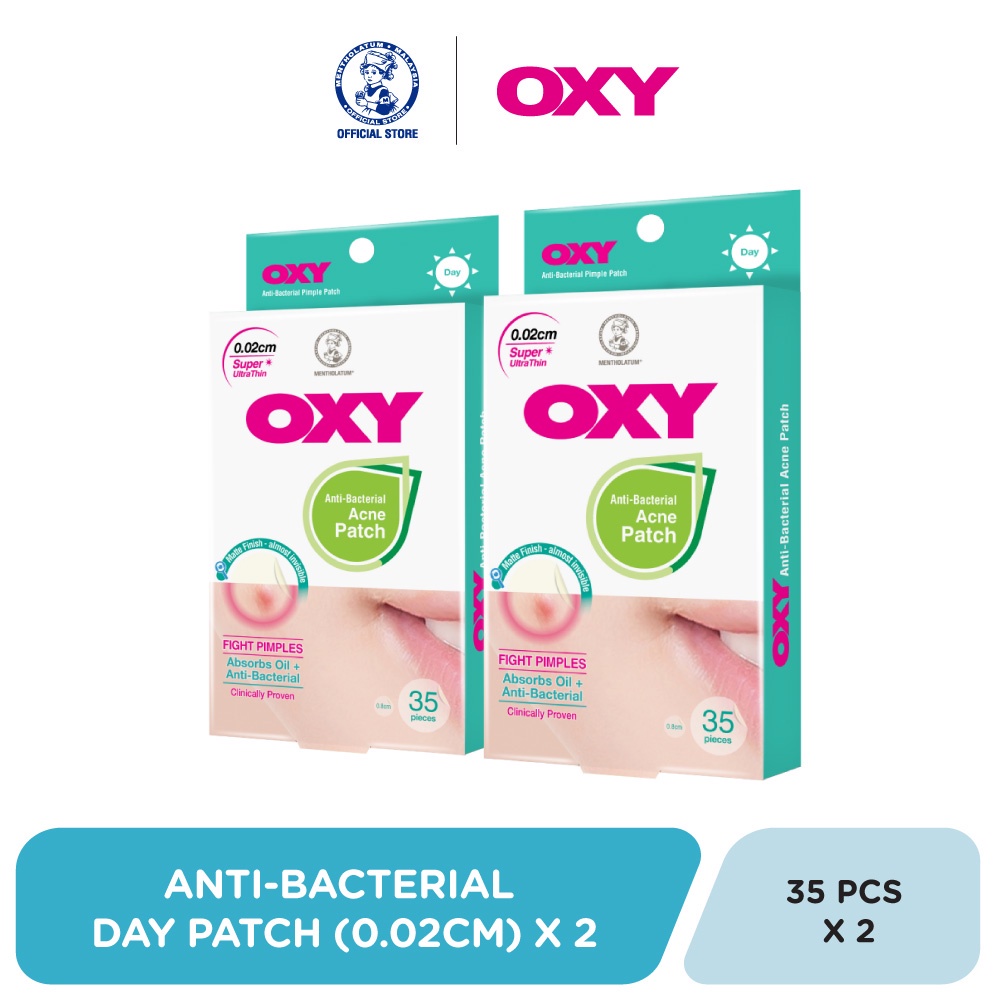 Oxy Anti-Bacterial Day Acne Patch (0.02cm) 35's [Twin Pack/Fight ...