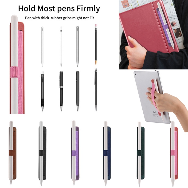 Universal Sticky Pencil Holder Pouch for Apple Pencil Stylus Pen Stick ...