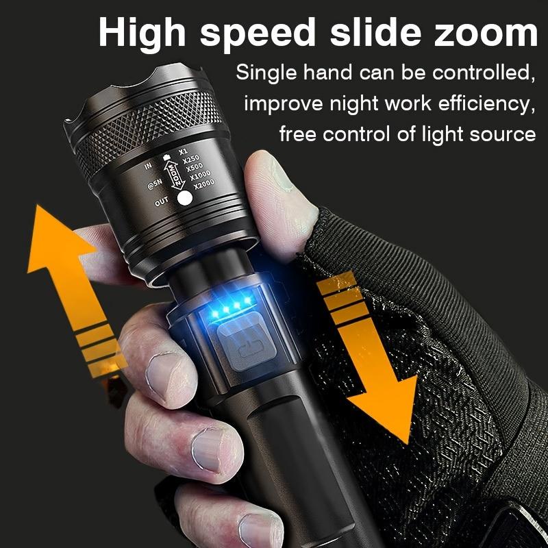 Local Ship White Laser Super Bright LED Flashlight with 3 Model ...