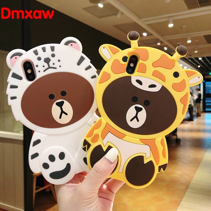 Carton Silicone Panda Bear Case For Realme 11 Pro Pro+ 11X C53 C55 C30 ...