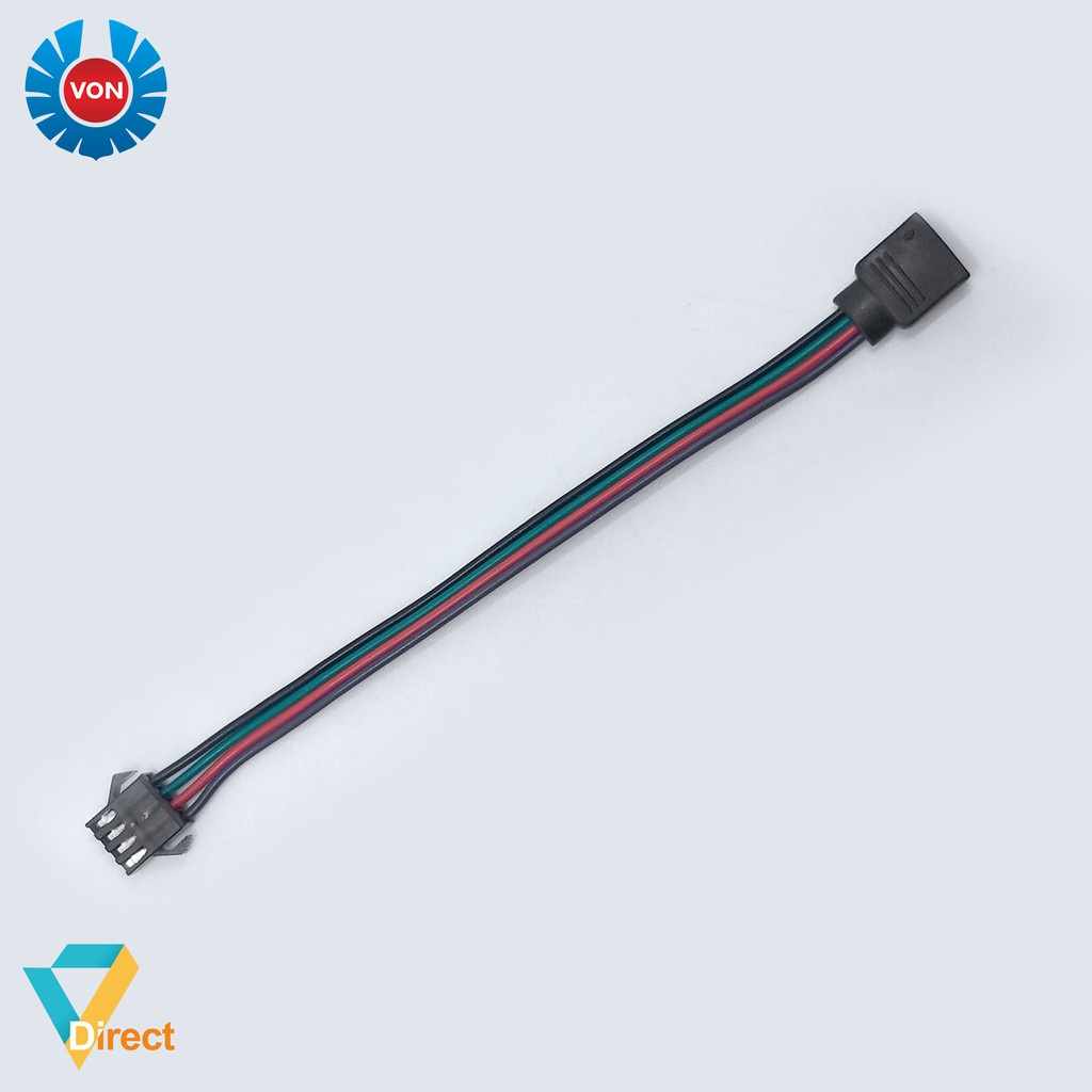 For ASUS ROG Aura Sync LED 15cm 4 pin to JST SM 4-pin LED Strip Pigtail ...