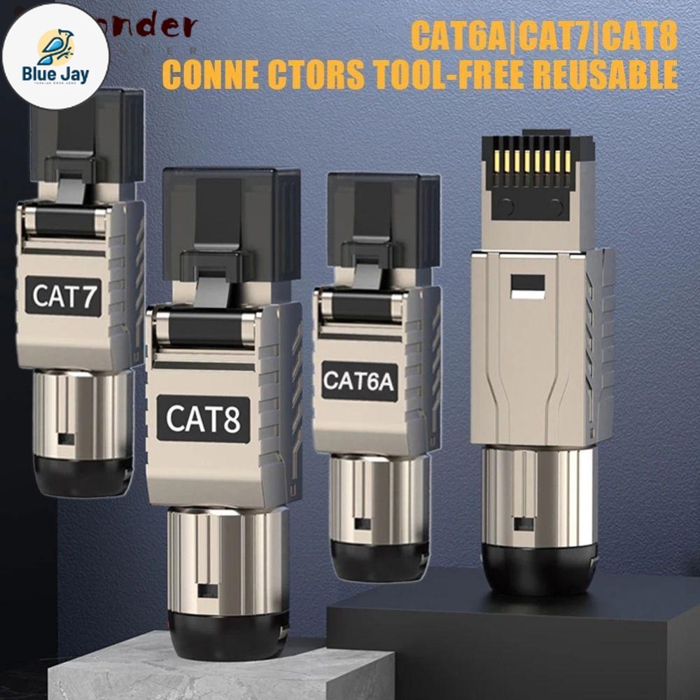 BJ RJ45 Metal Tool, 40G LAN Cable 22AWG - 24AWG RJ45 Cat8 Cat7 Cat6A ...