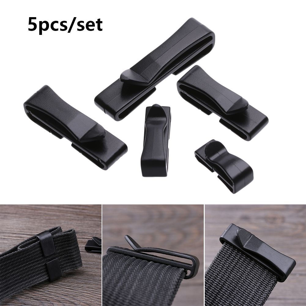 LUC 5pcs/pack Quick Slide Clip Belt Clip Snap Belt Loop Webbing Fixing ...