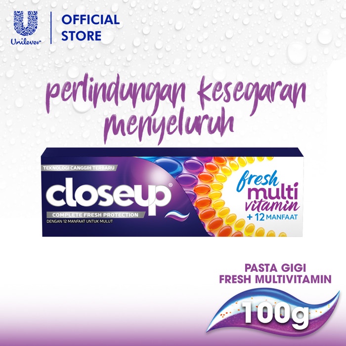 Closeup Toothpaste Fresh Multivitamin Complete Fresh Protection 100g ...