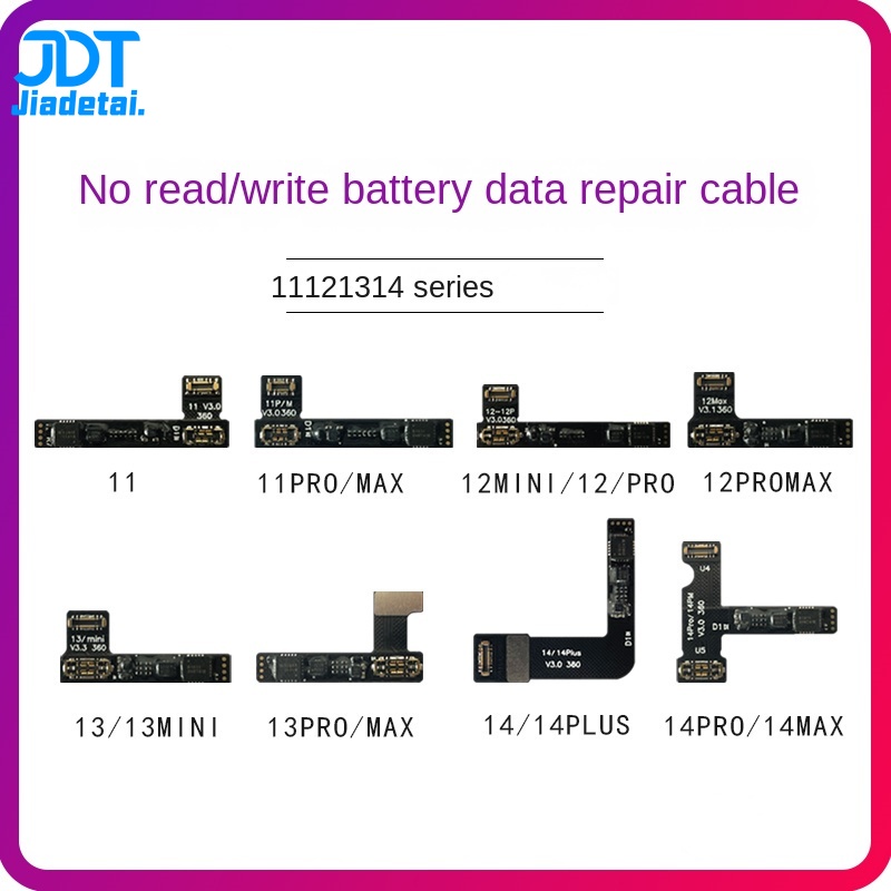 1pcs Pre-Programmed Battery Tag-on Flex Cable For Phone 11 12 13 14 ...