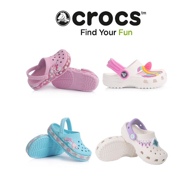 Crocs Children's Slippers Crocs Sandals Slippers Girls Princess Baby ...