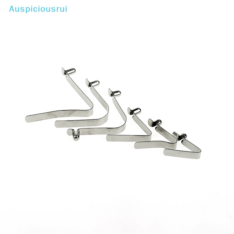 Auspiciousrui 10Pcs V-shaped Spring Buckle 6mm Spring Buckle Steel ...