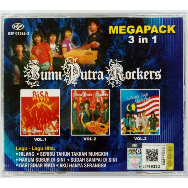 Bumi Putra Rockers BPR Megapack Reissue Remastered 3CD Bisa + Kelab ...