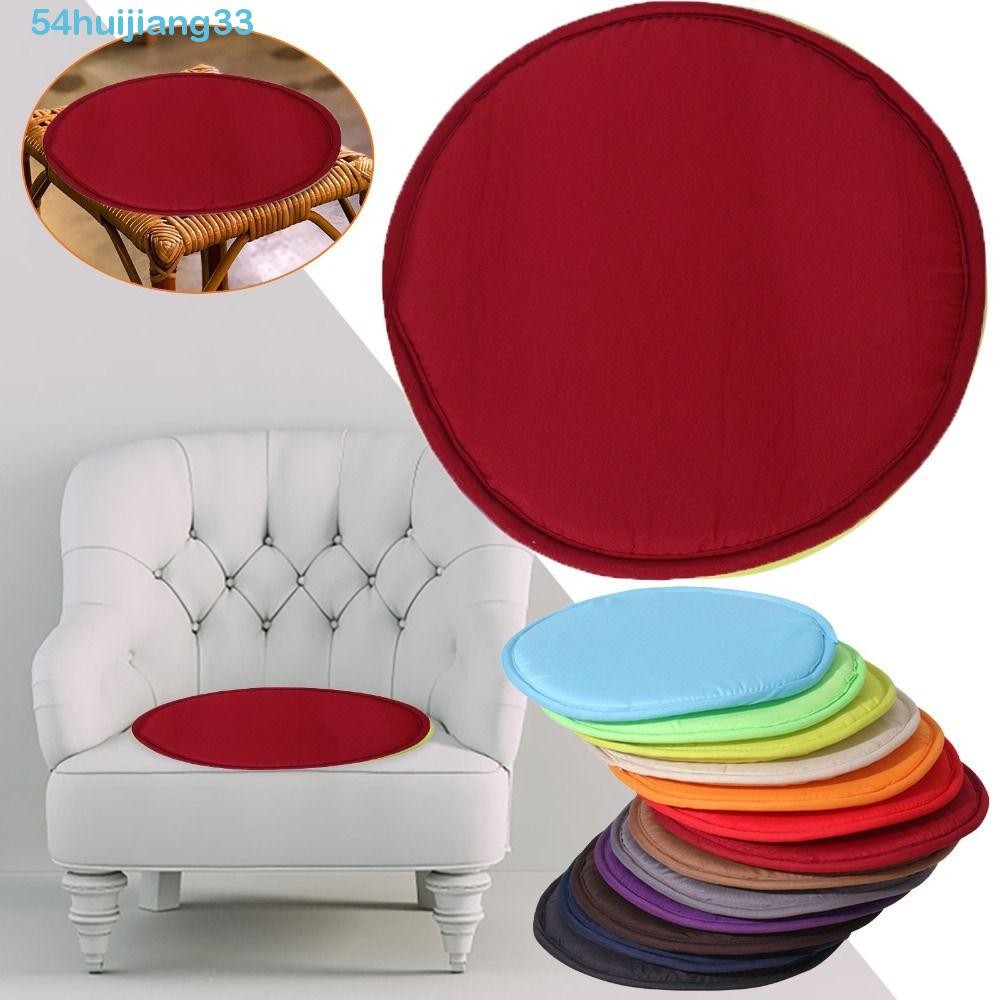 HUIJIANG Round Chair Pad, Sponge Circular Chair Cushion, Soft 30CM ...