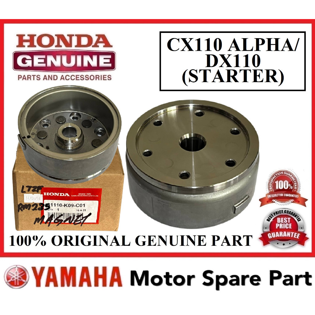 100% ORIGINAL CX110 ALPHA DX110 FLYWHEEL COMP 0 31110-K09-C01 MAGNET ROTOR FLY WHEEL MAGNETO CX ...