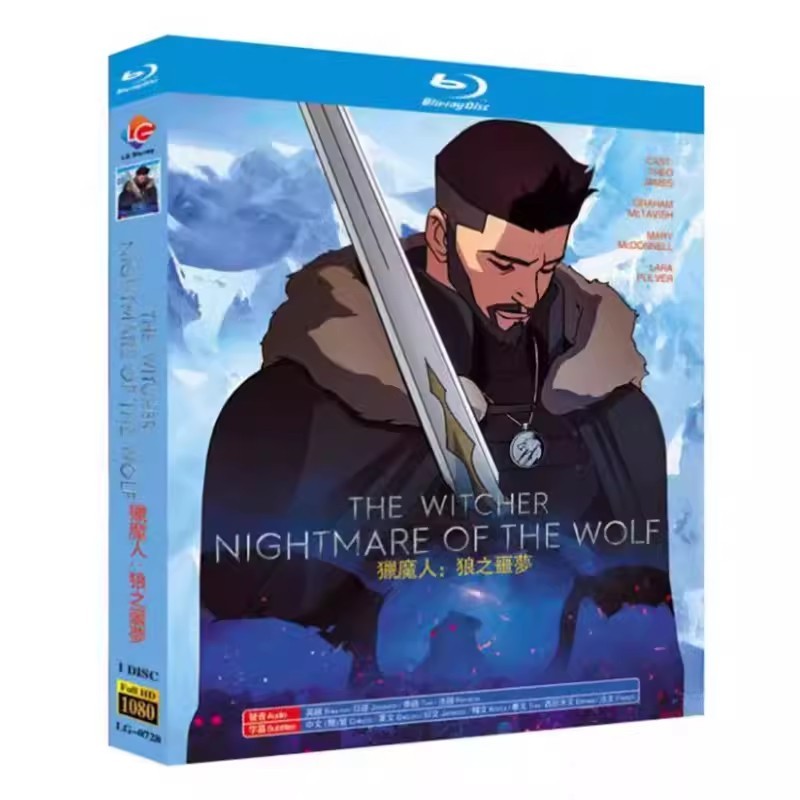 Blu-ray Disc American Animated Films The Witcher: Nightmare of the Wolf ...