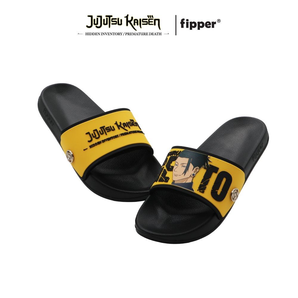 Fipper X Jujutsu Kaisen Edisi Terhad Slip On Geto Yellow - Fipper X ...