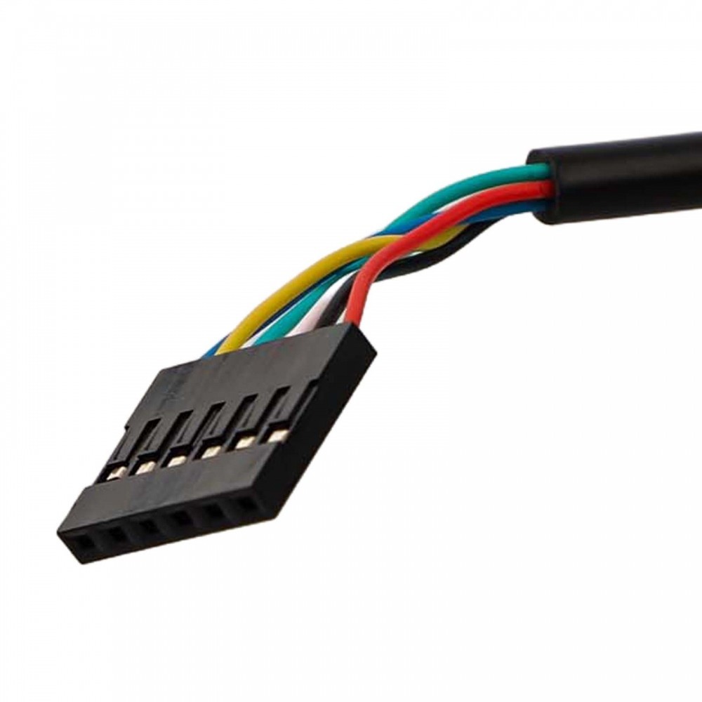 USB To Serial Adapter 6-way SIL Connector FCC CE RoHS Compliant FT232R ...