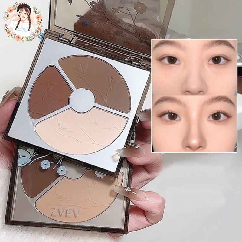 3 Color Palette, Eye Makeup Shaving Powder, Glitter, Cosmetics Three ...