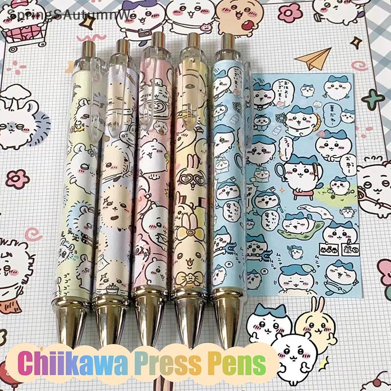 [SpringSAutumnW] Cartoon Anime Chiikawa Press Pen Hachiware Usagi Cute ...