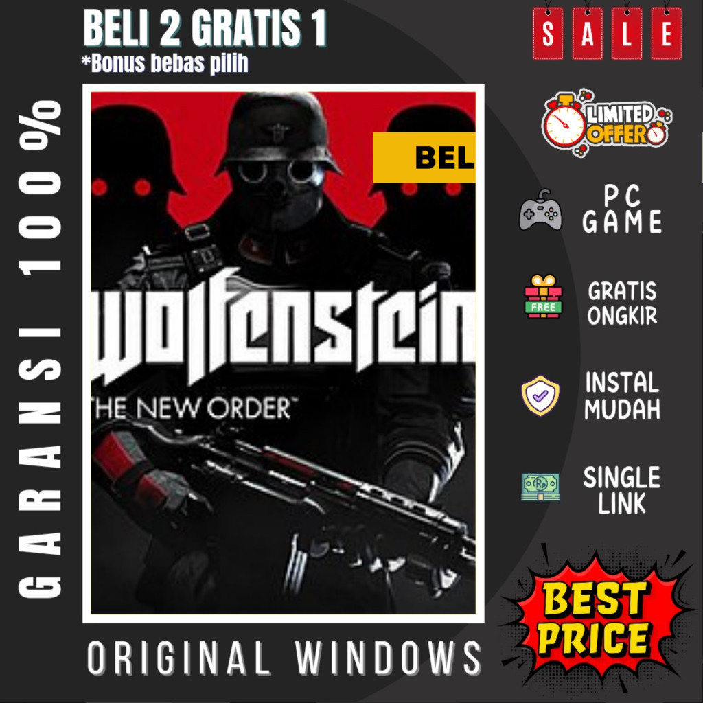 Wolfenstein THE NEW ORDER - PC GAMES - LAPTOP GAMES - PC GAMES - BUY 2 ...